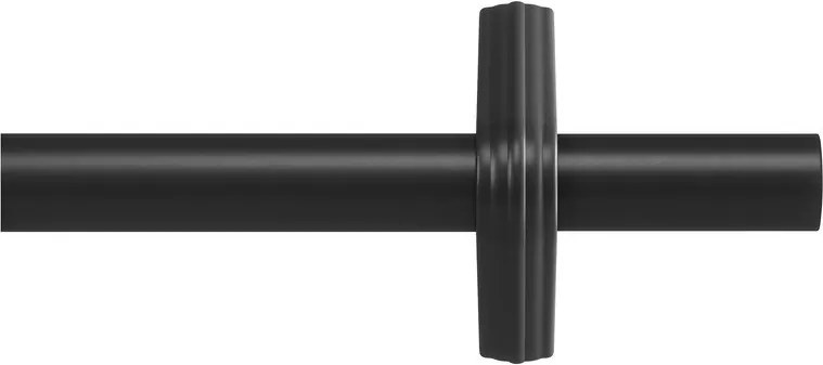 Matně černá ocelová roztažitelná garnýž 107 - 305 cm Trinity – Umbra