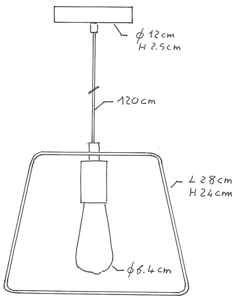 creative cables Závěsná lampa s textilním kabelem, stínidlem duedì base a kovovými detaily Barva: Bílá