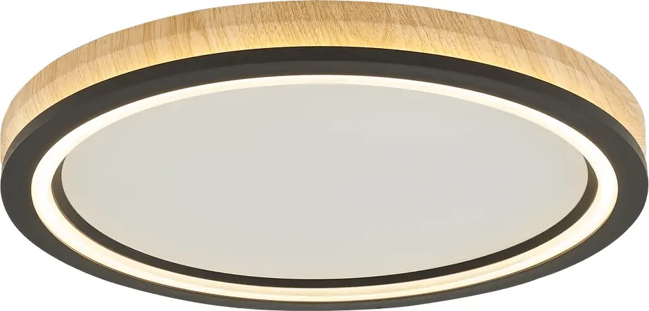 Direct Signs TOBI AKUS LED stropní svítidlo dub světlý, 3120 lm, 48 W