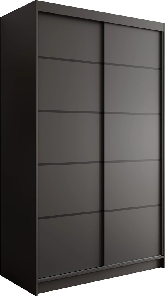 ADRK Furniture Posuvná skříň Lizi 120 SW-LIZ-120-BB