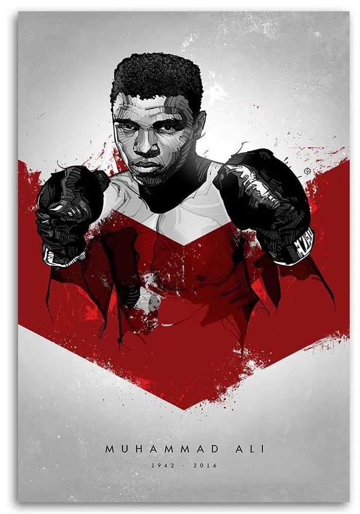 Gario Obraz na plátně Americký boxer Muhammad Ali - Nikita Abakumov Rozměry: 40 x 60 cm