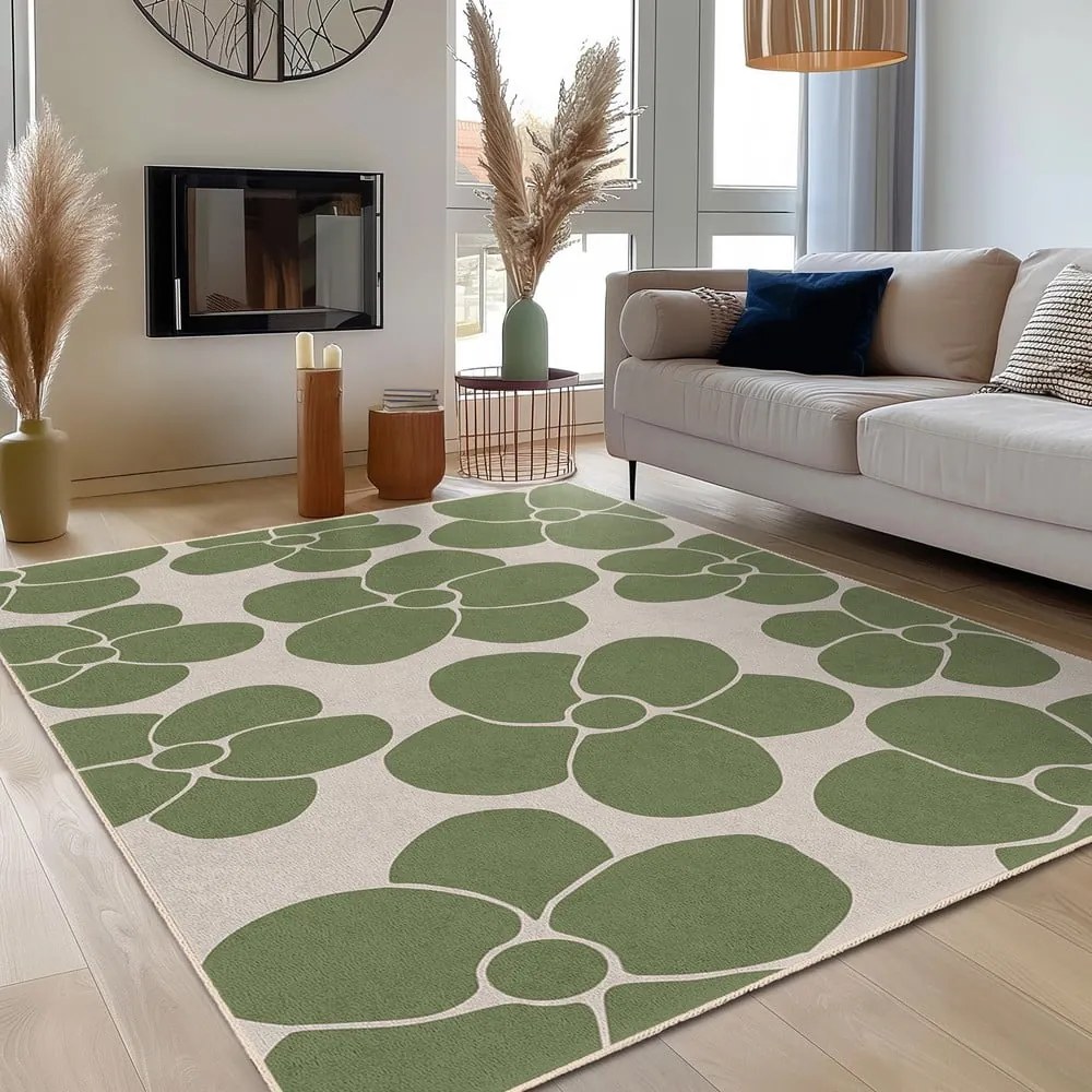 Zelený pratelný koberec 120x180 cm Green Meadow – Mila Home