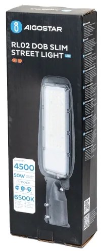 Aigostar - LED Pouliční lampa SLIM LED/50W/230V 6500K IP65
