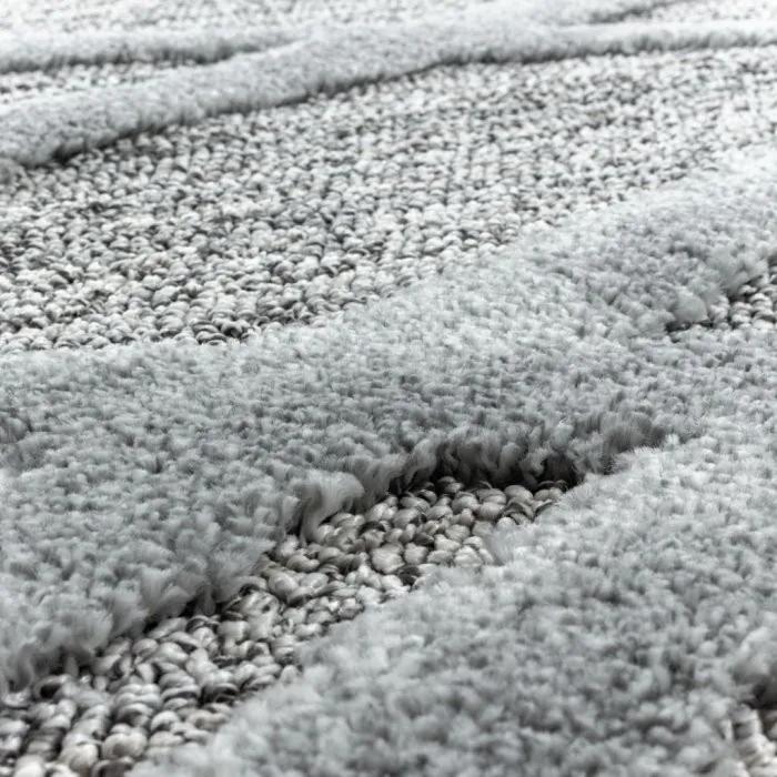 Vopi | Kusový koberec Pisa 4706 grey - Kruh průměr 120 cm