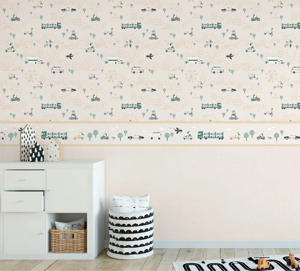 Béžová vliesová tapeta na zeď-imitace látky, 7010-2, Noa, ICH Wallcovering