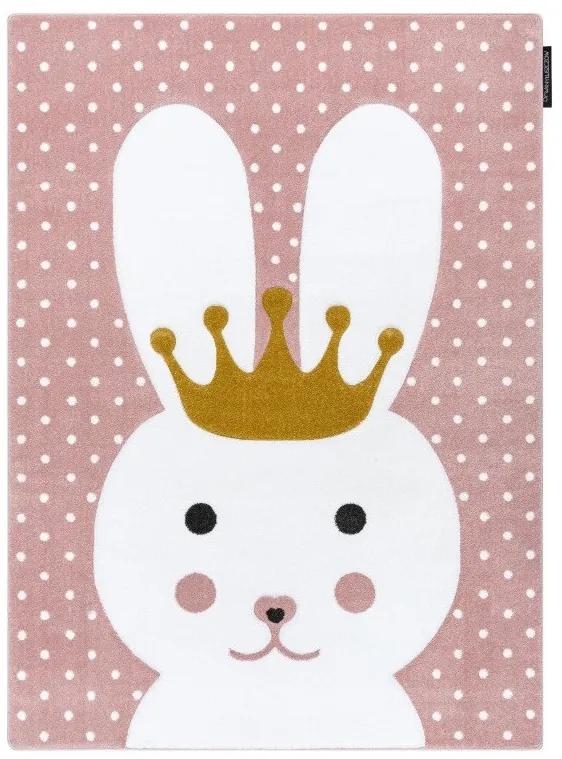 Dywany Łuszczów Dětský kusový koberec Petit Bunny pink ROZMĚR: 200x290