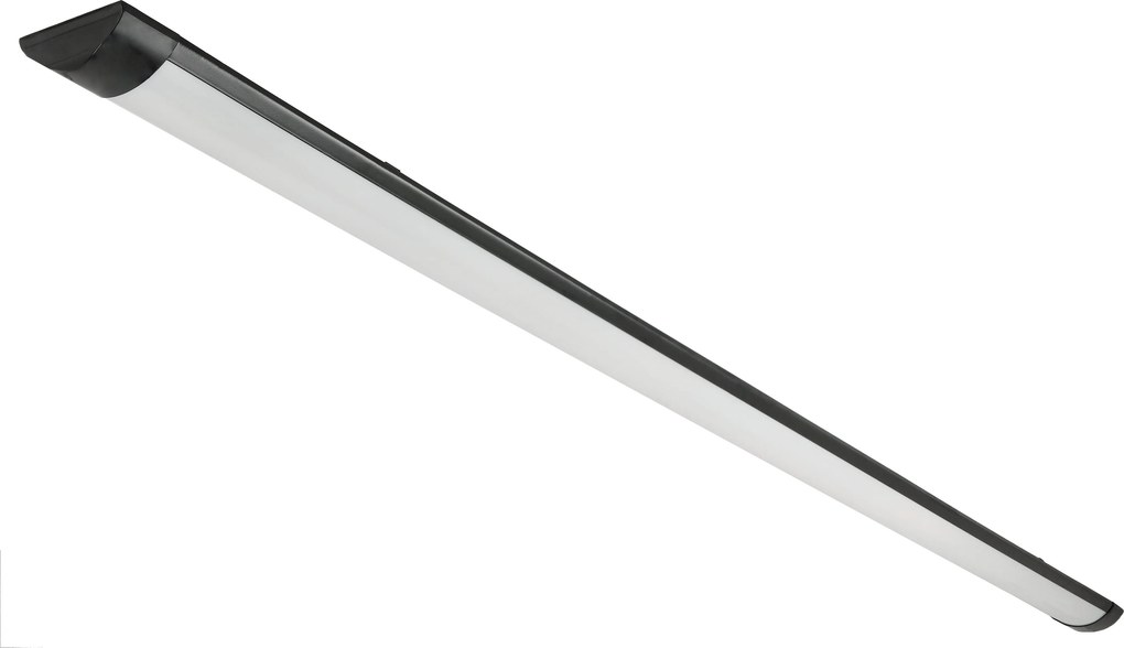BERGE LED panelové svítidlo pro přisazenou stropní montáž 2x 36W 120cm černé 4500k