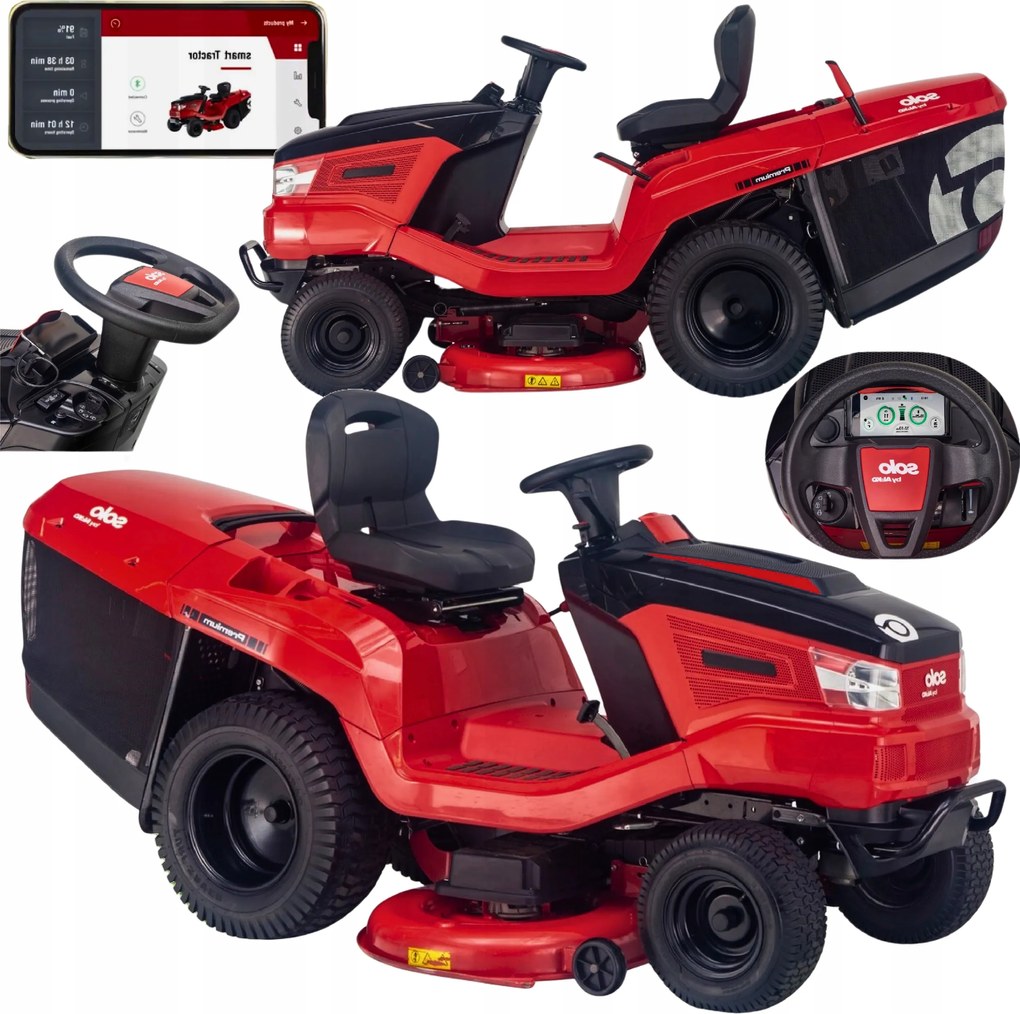 Traktorová benzínová sekačka Al-Ko Briggs Stratton 2 Cylindry 724 cm3 125 cm