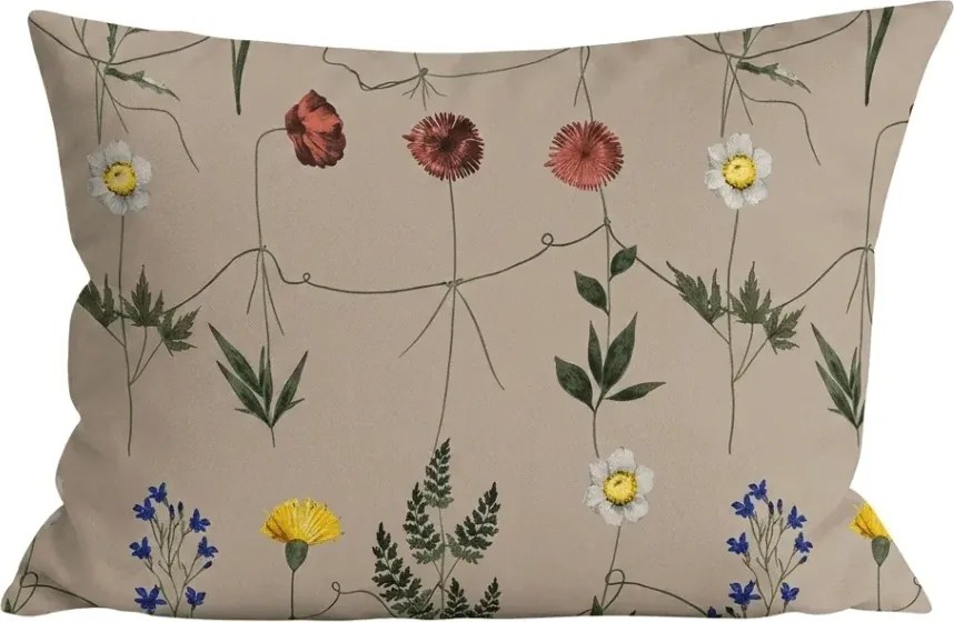 Sada povlečení z mikrovlákna HERBAR béžové + povlak na polštář 50 x 70 cm ZDARMA