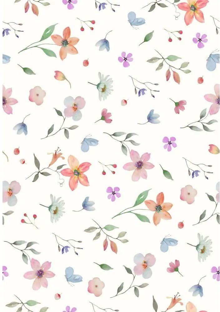 Pratelný koberec 80x150 cm Floral – Vitaus