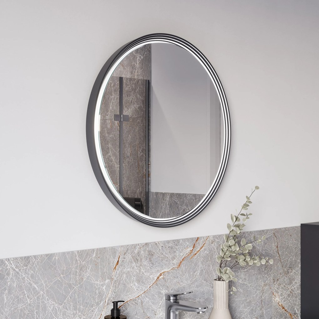LED koupelnové zrcadlo BELDIVO kulaté - 60 cm