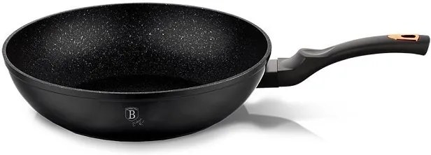 Berlingerhaus berlingerhaus pánev wok s mramorovým povrchem 28 cm black rose collection bh-1638