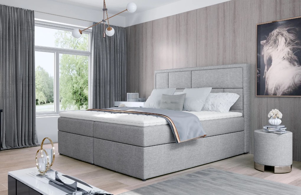 Meron boxspring postel 140X200 Materiál / Dekor: Dora 63