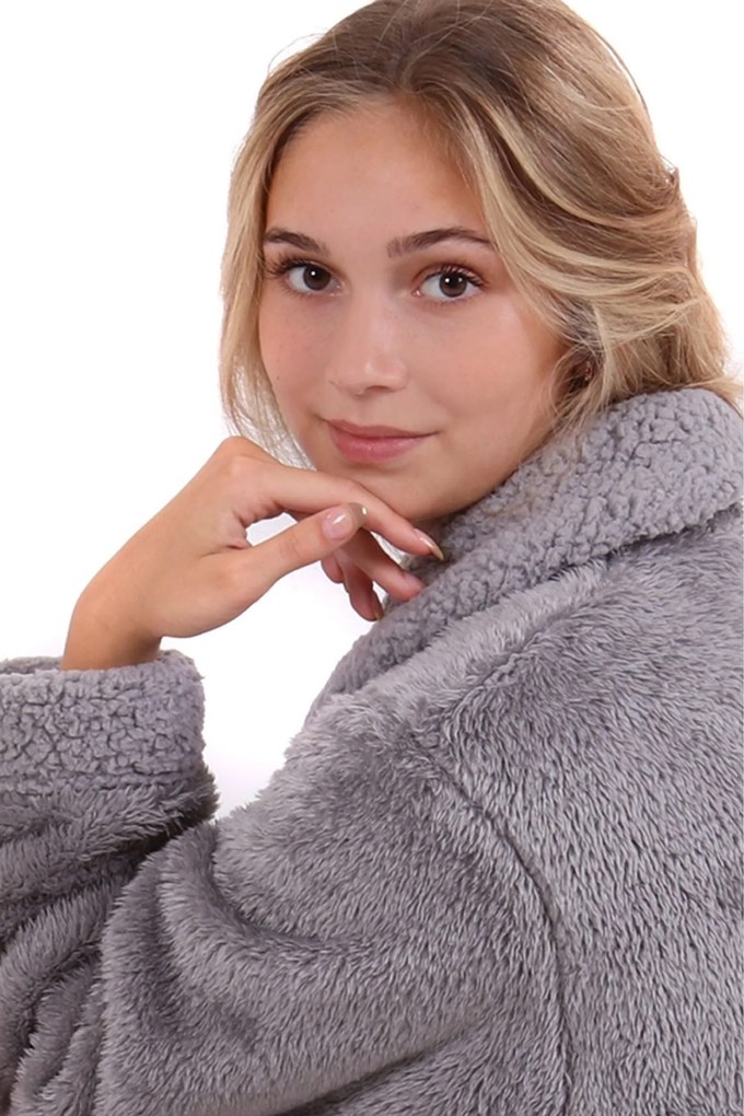 Župan ALTA hřejivý šedý unisex 21 43 9491 - S