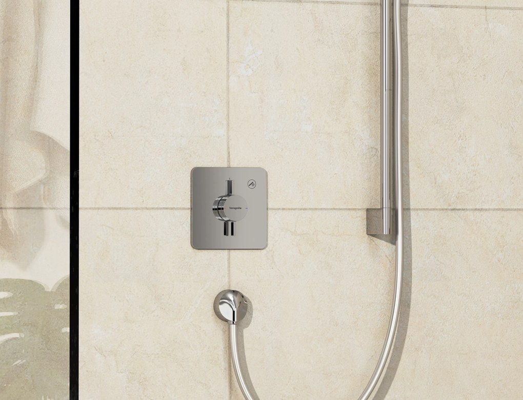 Hansgrohe DuoTurn Q, baterie pod omítku pro 1 spotřebič, chromová, HAN-75614000