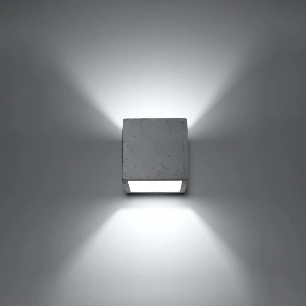 Sollux Lighting Nástěnné svítidlo QUAD beton