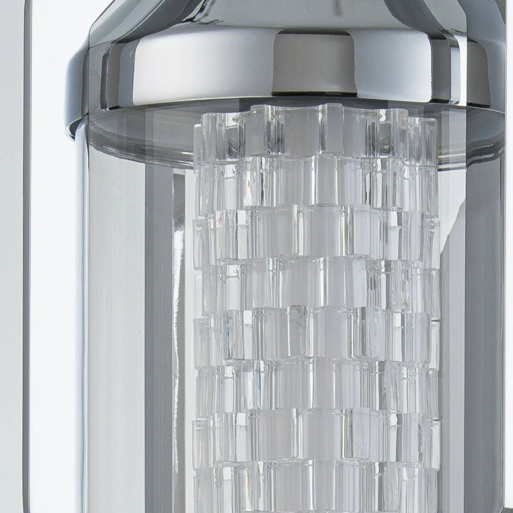 Luxusní nástěnné světlo Eurofase Espada Chrom 50 cm LED 18W