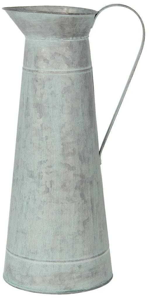 Plechový dekorační džbán v retro stylu – Ø 15*44 cm