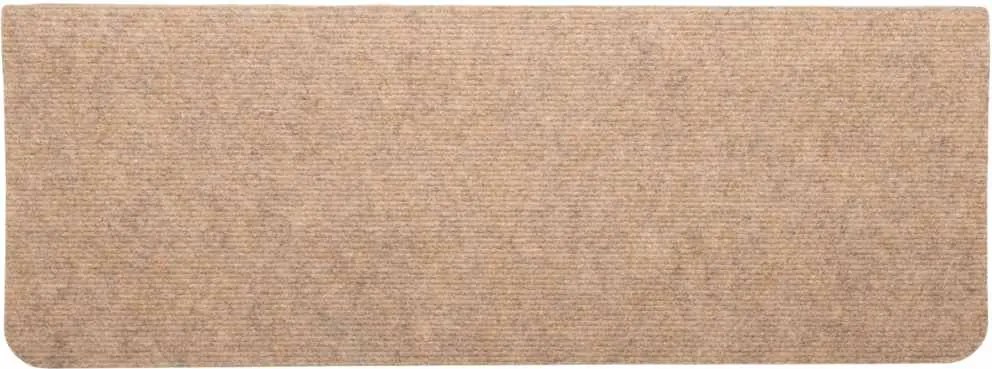 Samolepicí podložky na schody 30 ks Béžová 65x24,5x3,5 cm 3365898