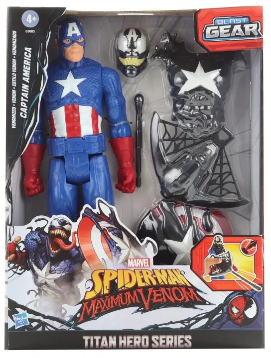 Avengers Figurka Captain America s power fx příslušenstvím