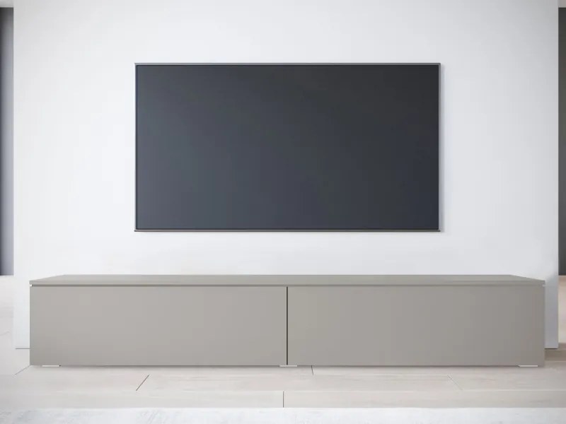 TV stolek Dlone 180, Barva: šedé palladium, Osvětlení: bez osvětlení