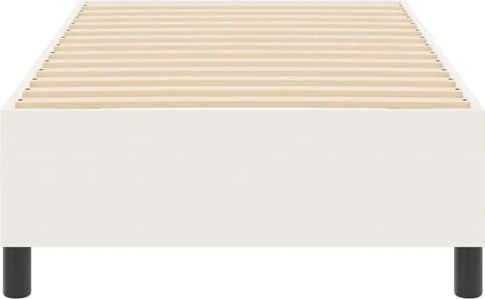 Rám platformy Krémová 80 x 200 cm Žebrovaná látka 3337379
