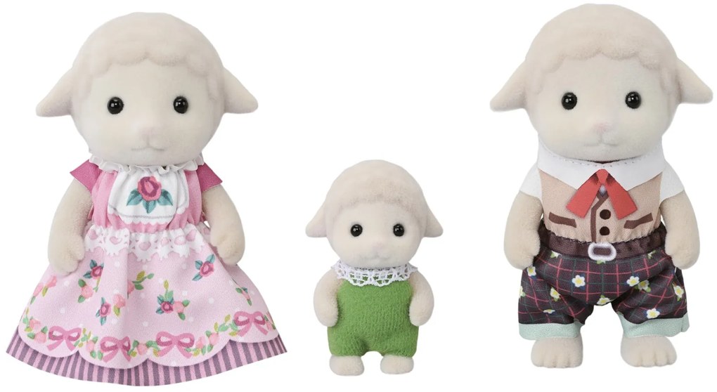 Sylvanian families 5828 rodina oveček trio