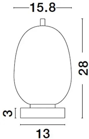 Stolní lampa Lato 3 černé