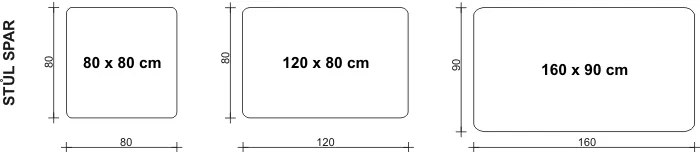 Jídelní stůl SPAR 160x90 cm, masiv buk, český výrobek