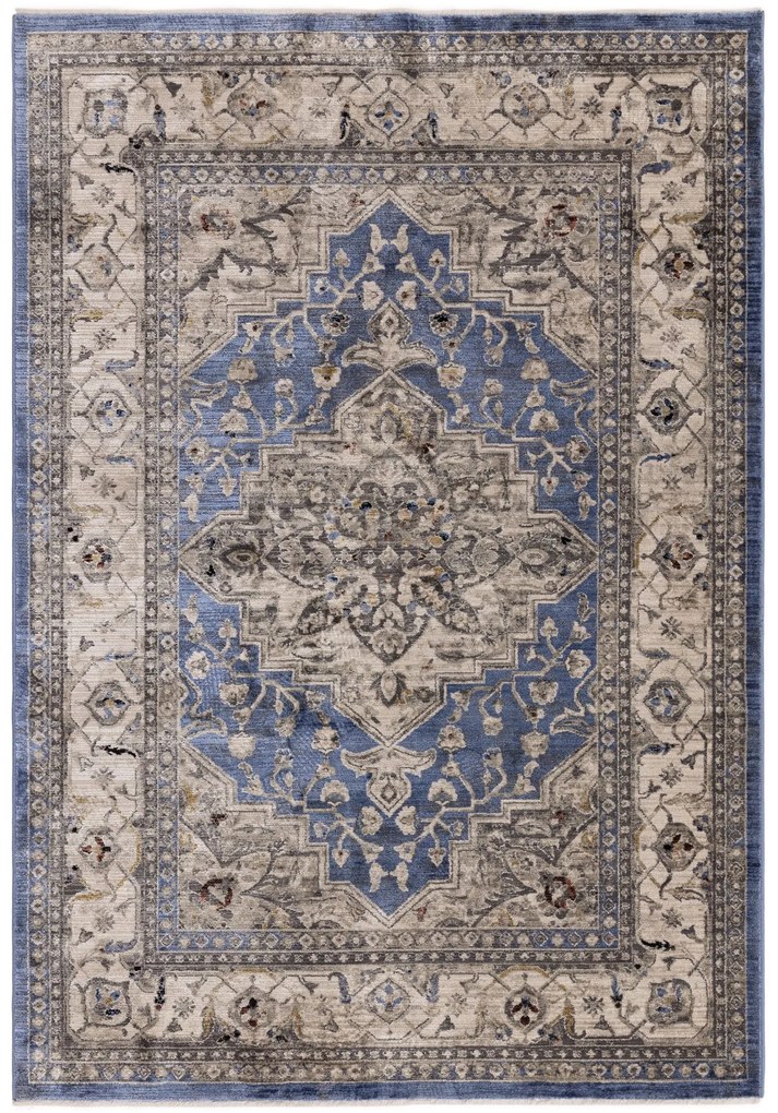 Tribeca Design Kusový koberec Airplane Blue Medallion Rozměry: 120x166 cm
