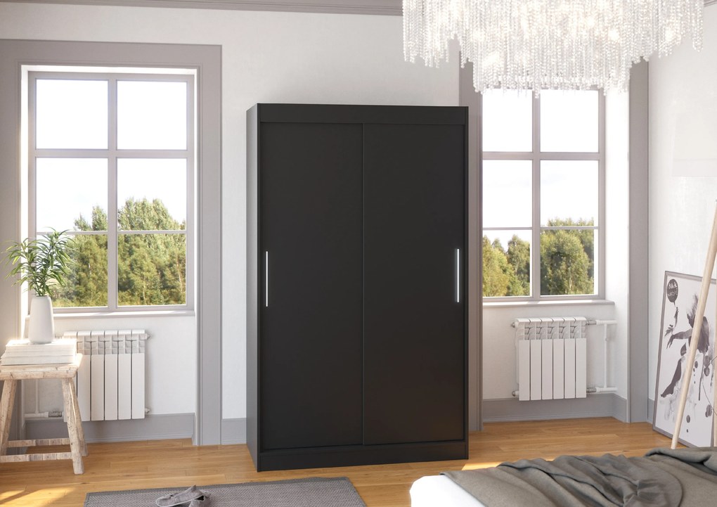 ADRK Furniture Skříň posuvná COLLIN 120 SW-COL-B-120+A020