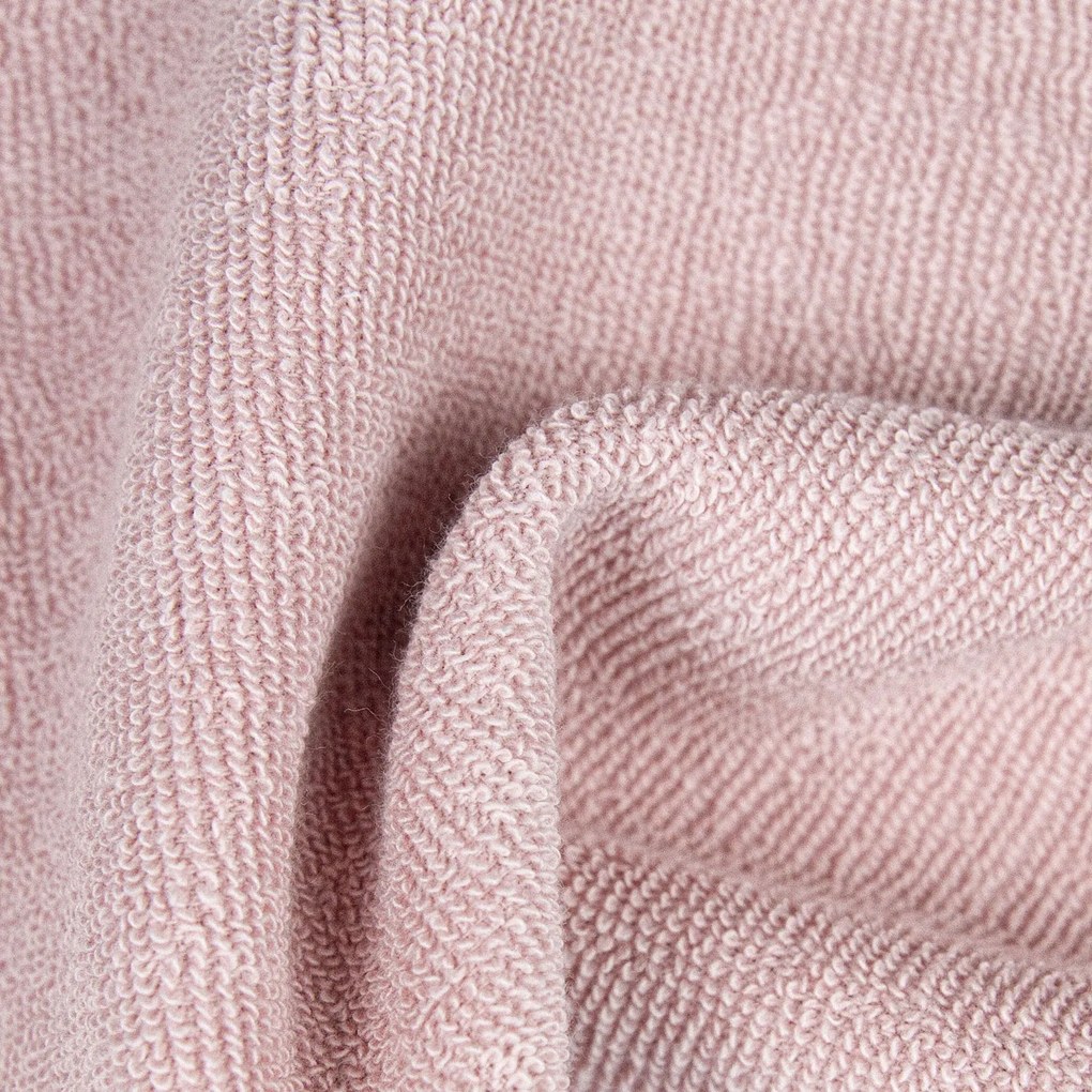 Bavlněný froté turban do sauny a wellness Comfort starorůžový