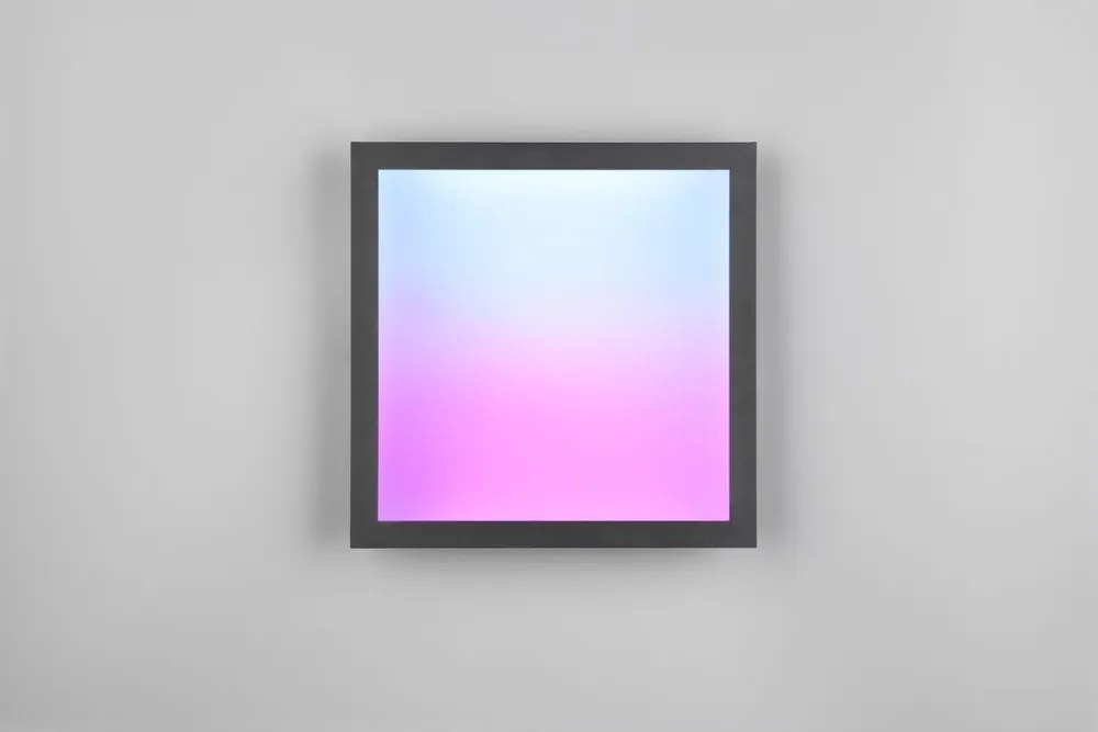 Černé LED stropní svítidlo 29.5x29.5 cm Beta – Reality
