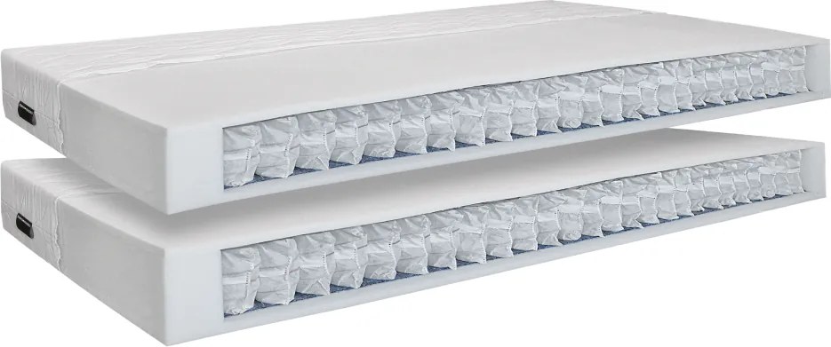 Matrace, set 2 ks, 18 cm, 80x200 cm, TASTI