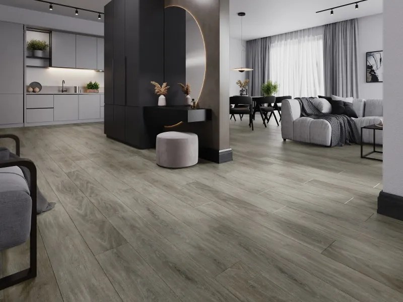 Mexen La Porte vzorek vinylových panelů SPC 6,5 mm, podklad IXPE 1,5 mm, 4 V-drážka, Dub - F1026-S
