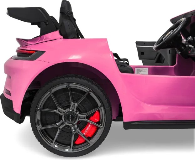 Elektrické autíčko Porsche 911 GT3 STRONG MP4 růžové