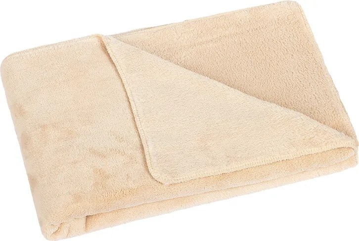 Bellatex Přikrývka Korall micro Béžová 75x100 cm