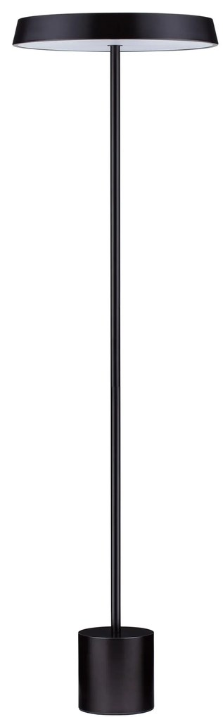 LED černá stojací lampa Vetro