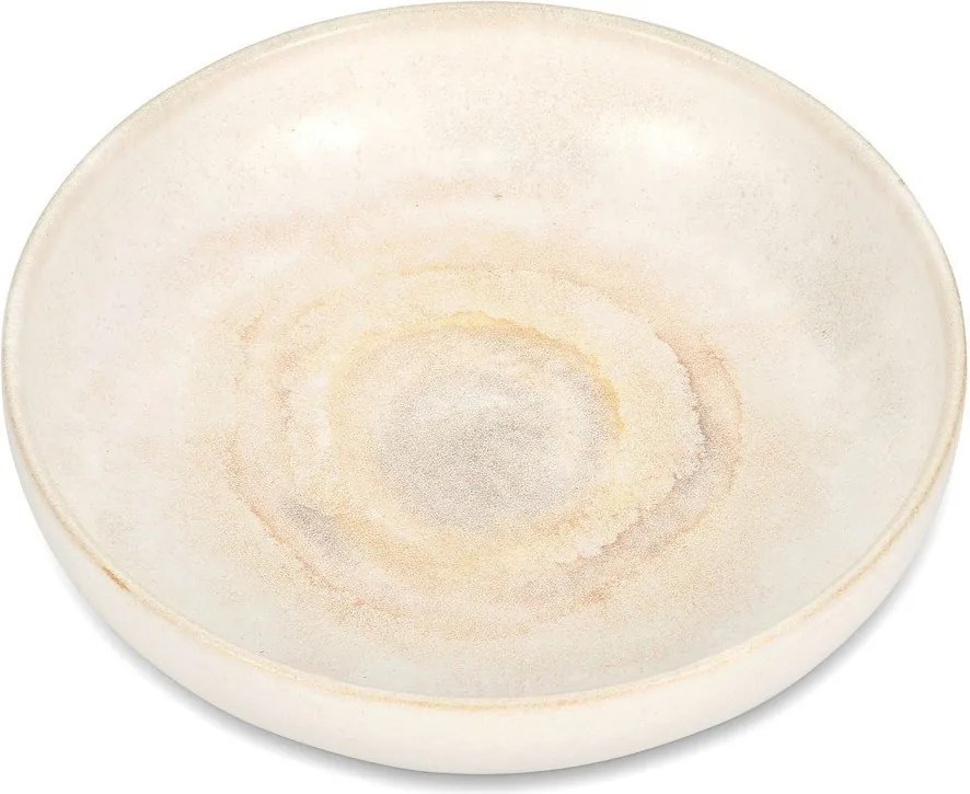 Béžový hluboký talíř z kameniny ø 22 cm Aquarel – S|P Collection