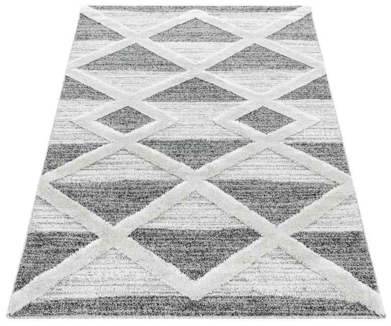 Ayyildiz, Kusový koberec Pisa 4709 Grey, 80x150, šedá, ložnice