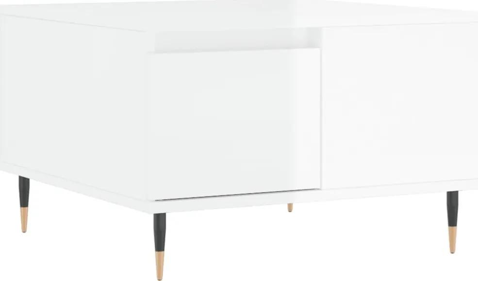 vidaXL Konferenční stolek 55x55x36,5 cm kompozitní dřevo [830750] Barva: hnědý dub