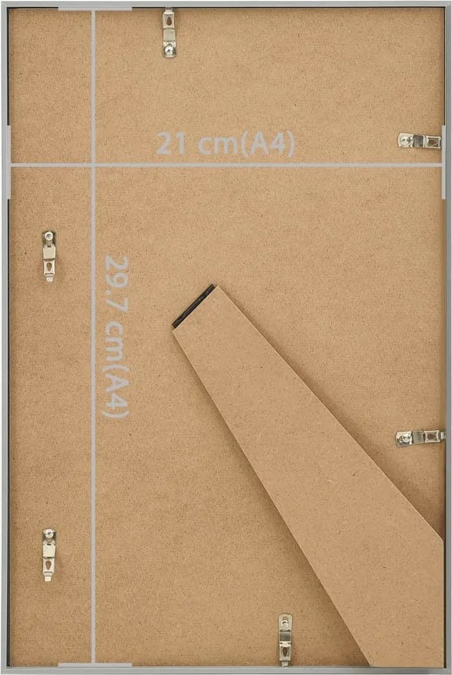 vidaXL Fotorámečky koláž 3 ks na stůl 21x29,7 cm MDF [332172] Barva: Černá