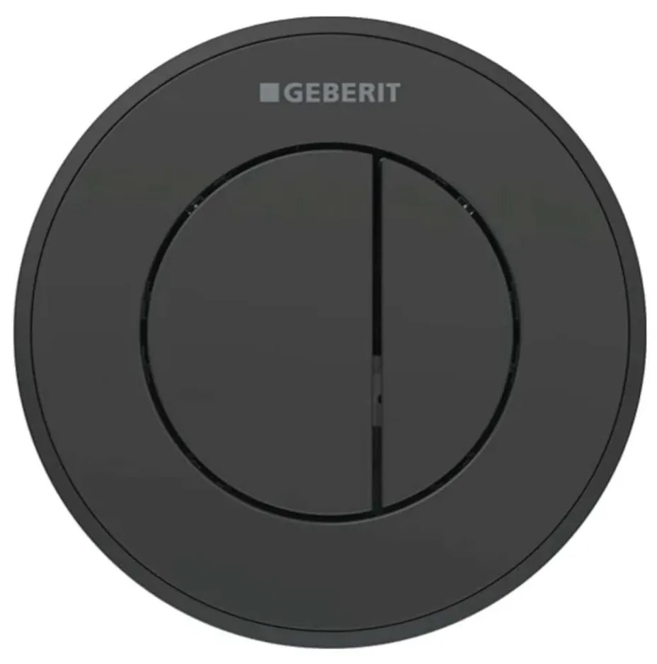 Geberit - Oddálené ovládání splachování typ 10, 2-činné, černá 116.055.DW.1