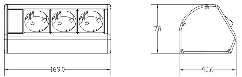 Quellmalz Küchentechnik DockCuisine 3 zásuvka