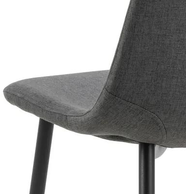 Čalouněná židle tmavě šedá NINA