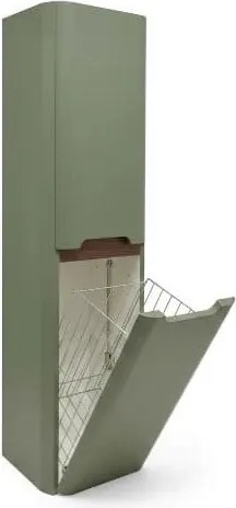 Vysoká skříňka SAT Fusion 40x149x33 cm eukalyptově zelená mat SATFUSIONV40EZK