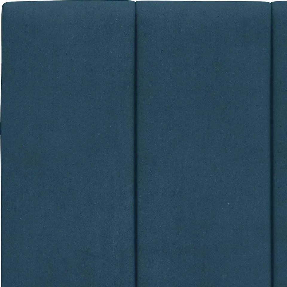 Postel s matrací Hanko modrá 100 x 200 cm samet 3208584