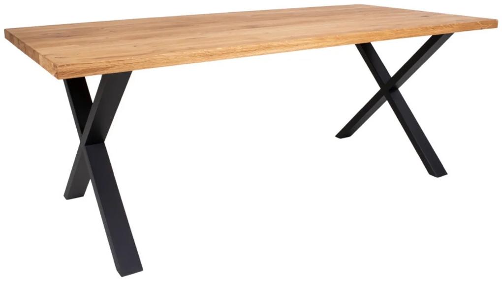 Nordic Living Dubový jídelní stůl Tyrone 95x200 cm