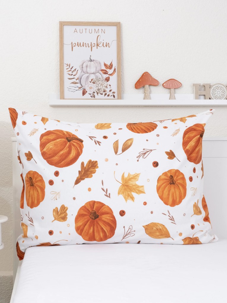 MK Lůžkoviny Flanelový povlak na polštář 70 x 90 cm - Podzimní nálada