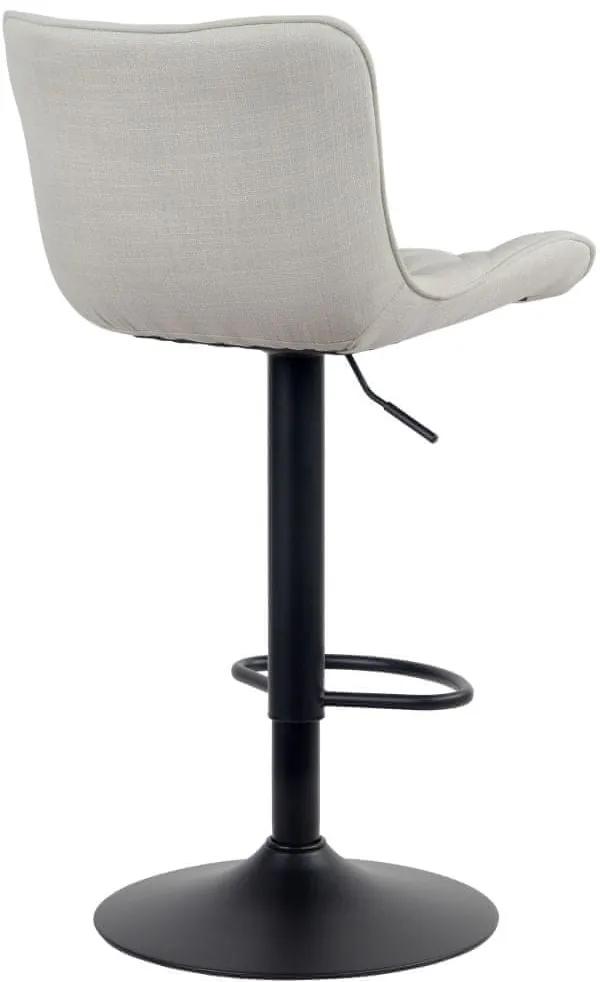 Bhm germany Barové židle Emma (SET 2 ks), textil, krémová